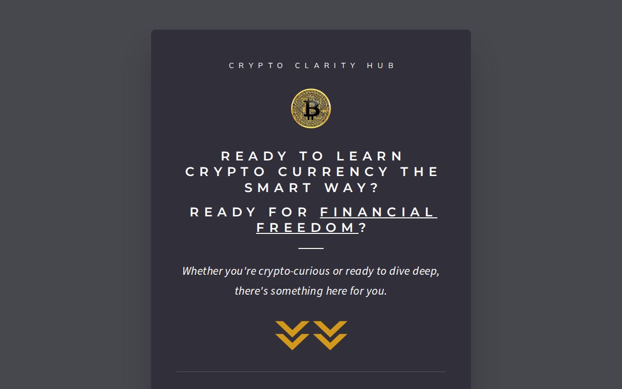 Crypto Clarity Hub — Start Your Crypto Journey